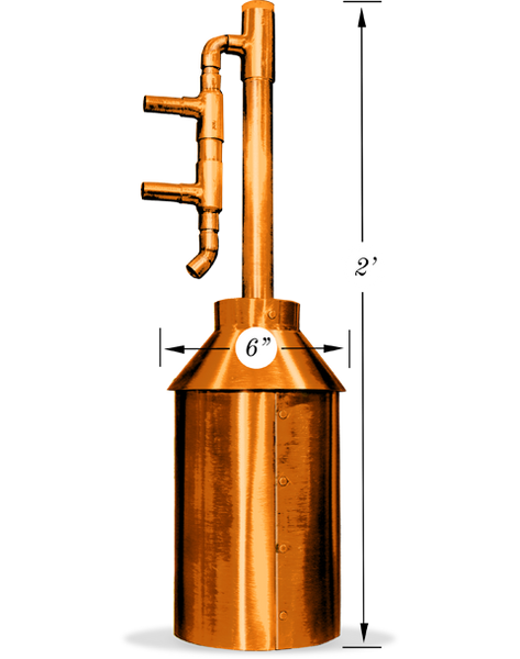 1 Gallon Copper Still Kit – Clawhammer Supply