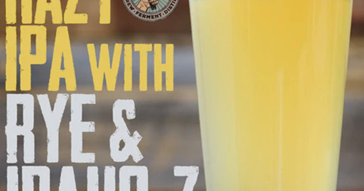 Homebrew Session Beer Recipe: Hazy IPA with Rye and Idaho 7 Hops