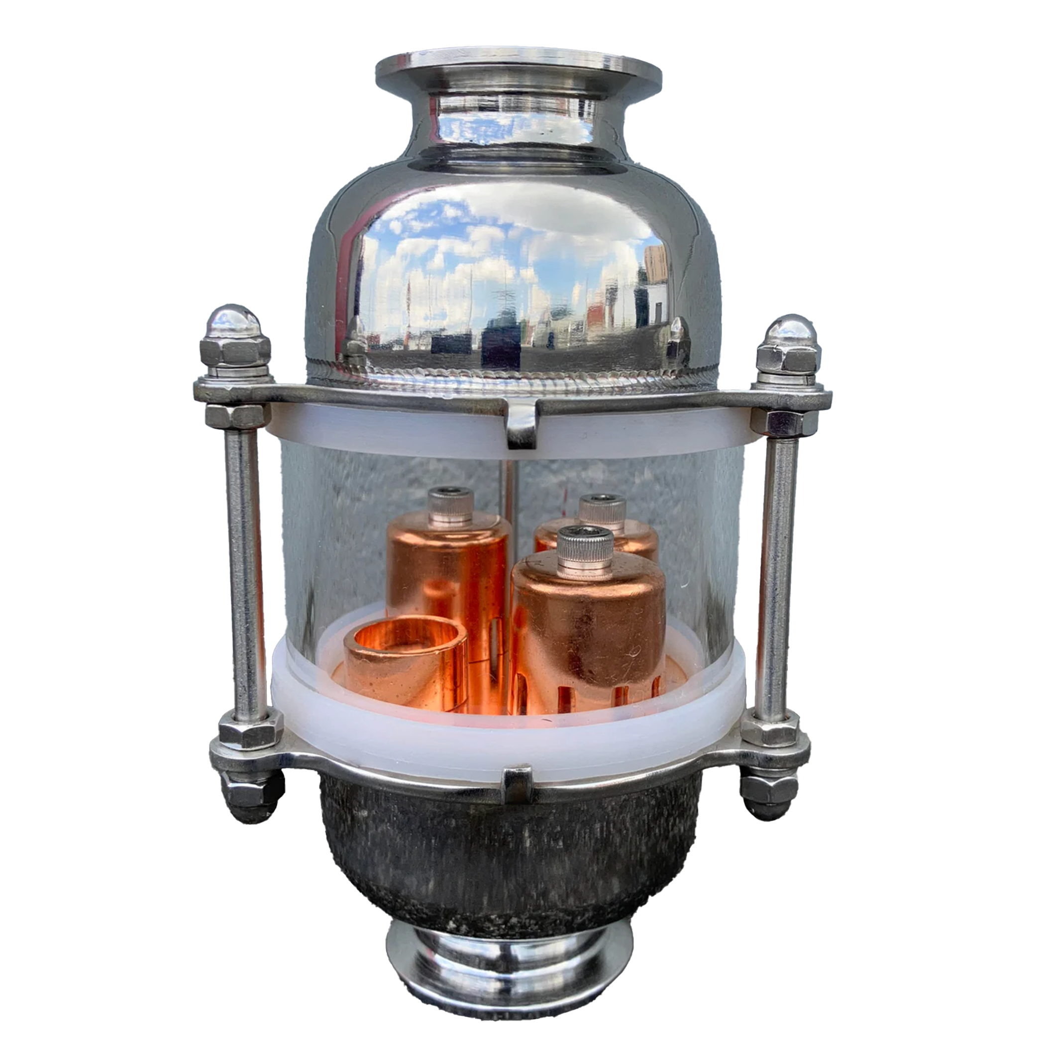 8 Gallon Stainless / Copper Bubble Plate Still
