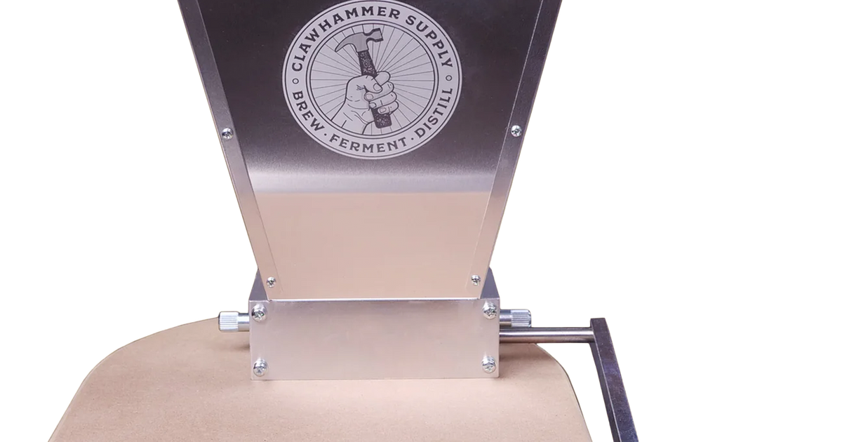 2 Roller Grain Mill with Wooden Base