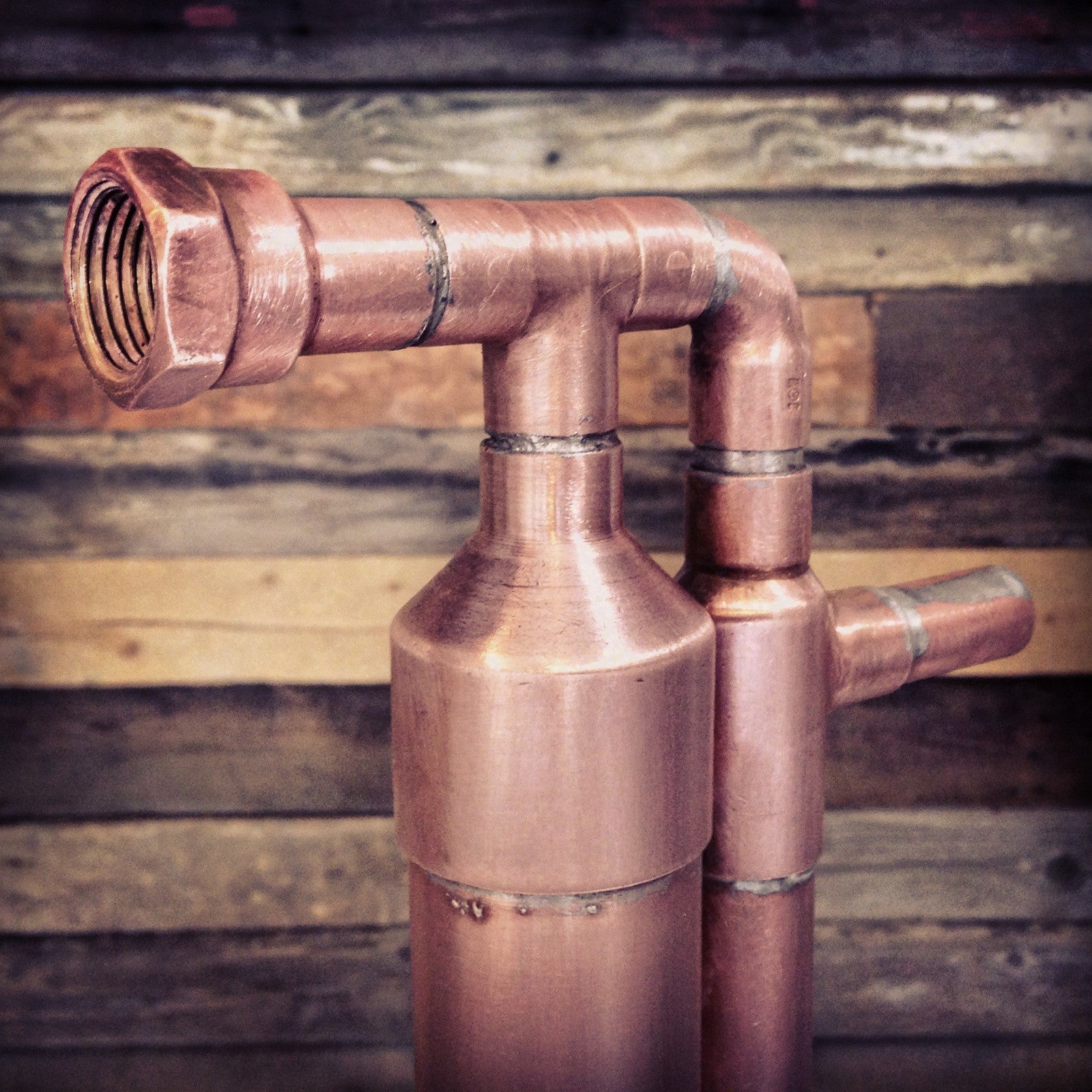Stainless Steel Thermometer & Copper Fitting Combo