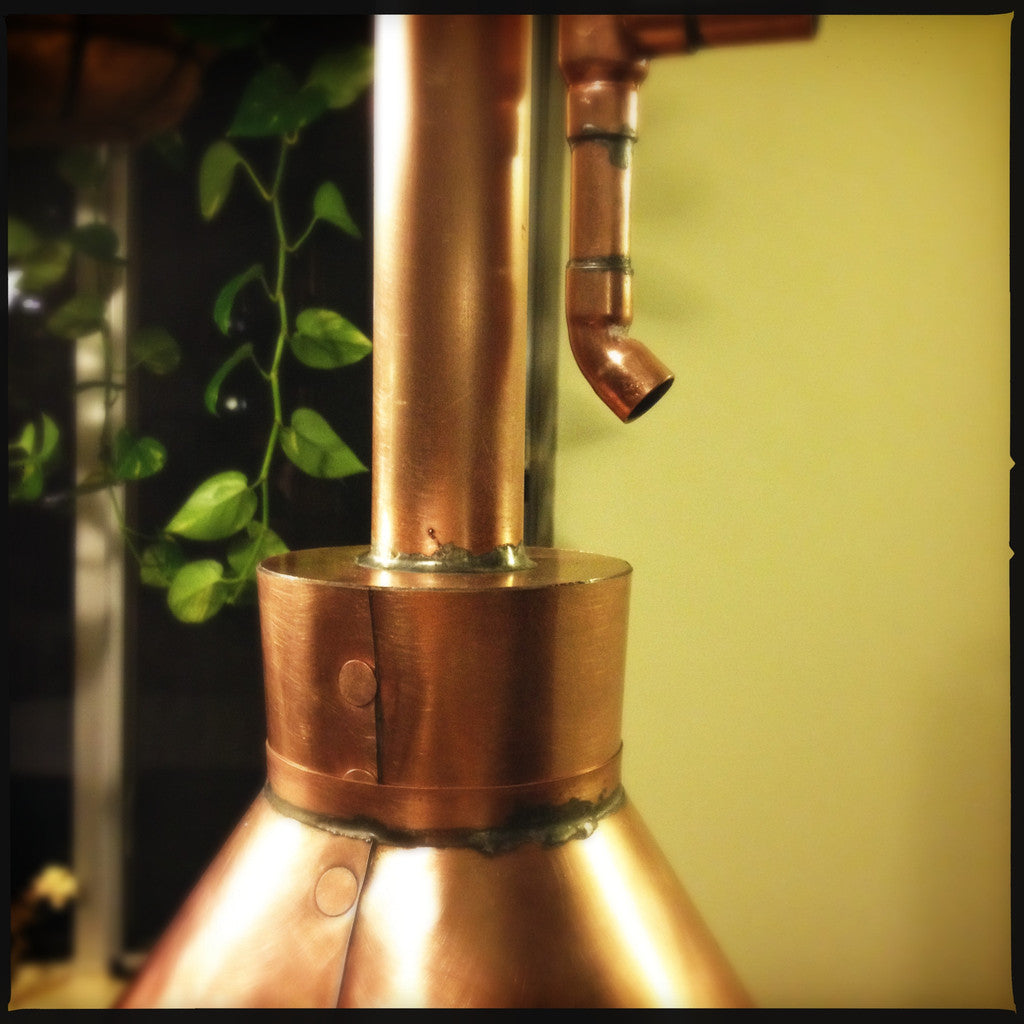 Copper Moonshine Pot Still Kit, 10 Gallon - Clawhammer Supply